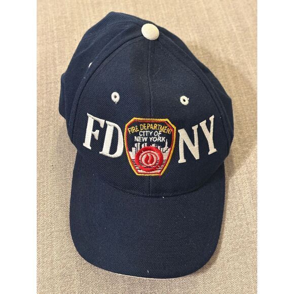 GENESIS HEADWEAR | Accessories | Fdny Official Navy Blue Baseball Cap ...